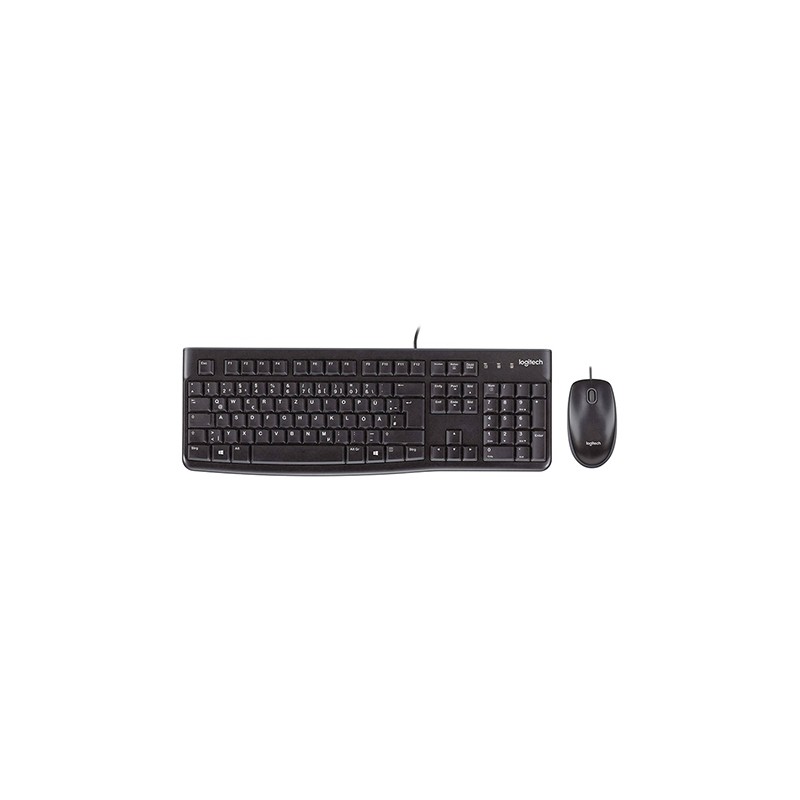 kit tastatura si mouse cu fir logitech mk120