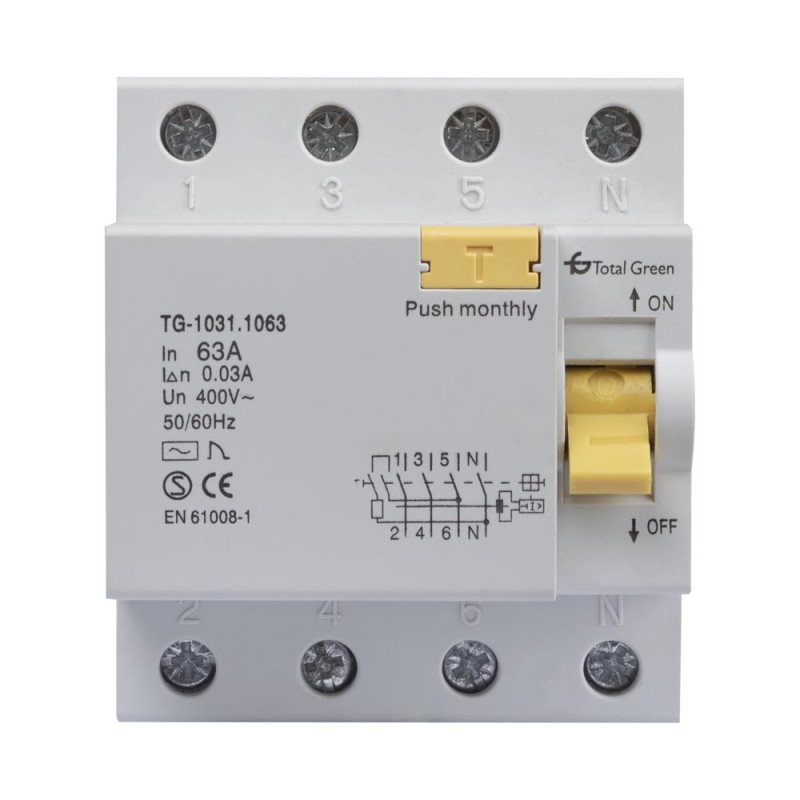 Intrerupator Auto Diferential 63A 4P