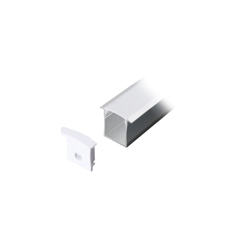 PROFIL ALUMINIU PENTRU BANDA LED 2M 30MM X 20MM ALB